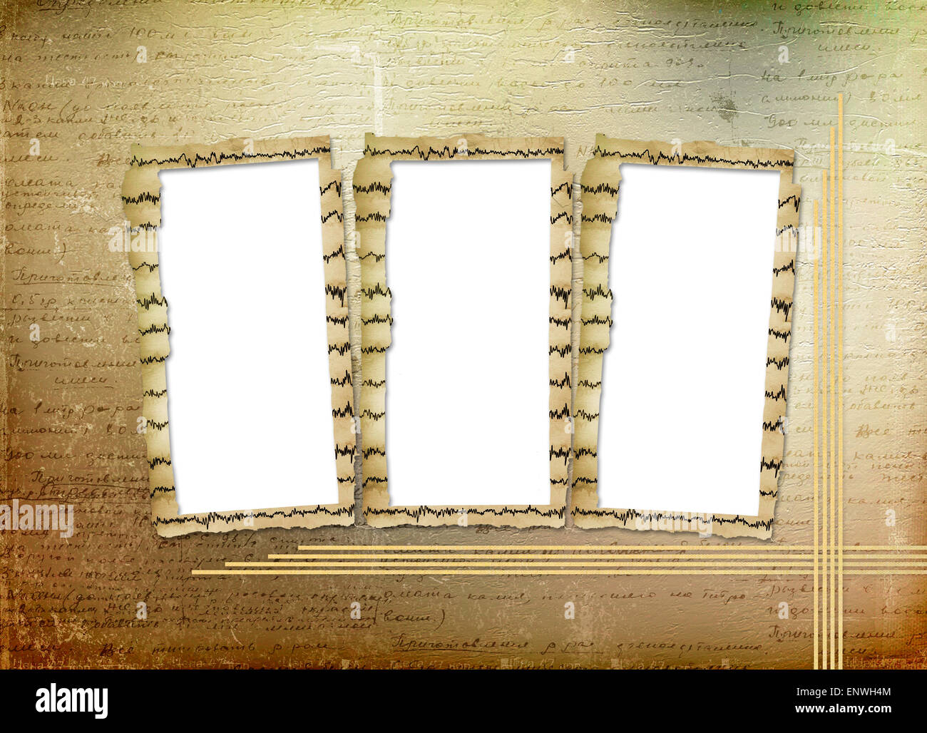 Ancient scratch abstract background with paper frame Stock Photo - Alamy