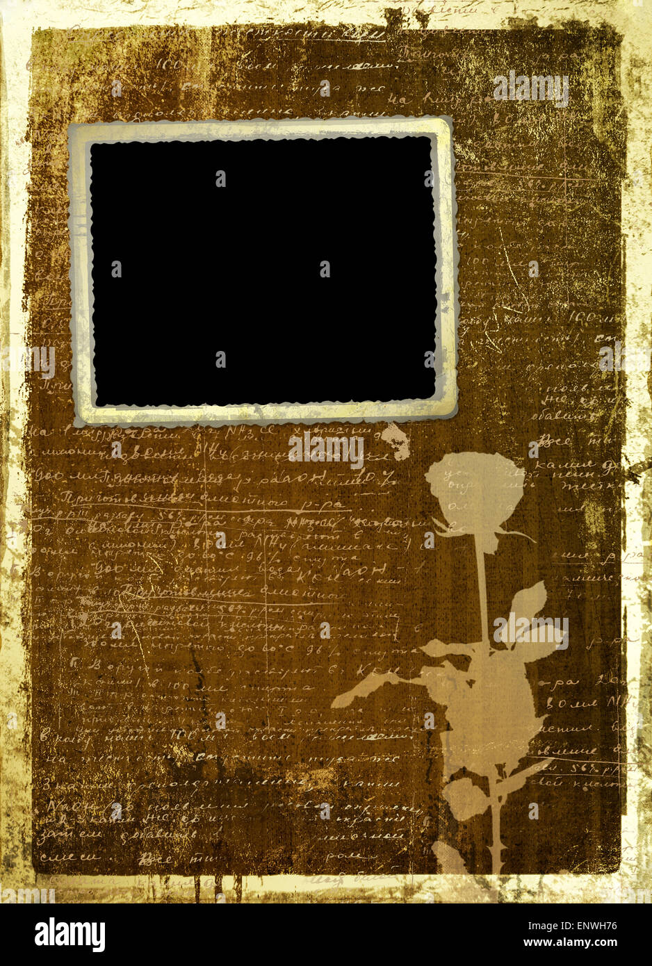 Ancient scratch abstract background with handwrite text for design ...