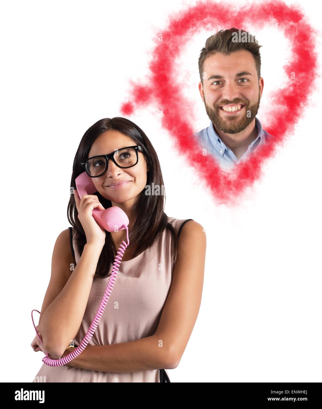 Boy girl talking love hi-res stock photography and images - Alamy
