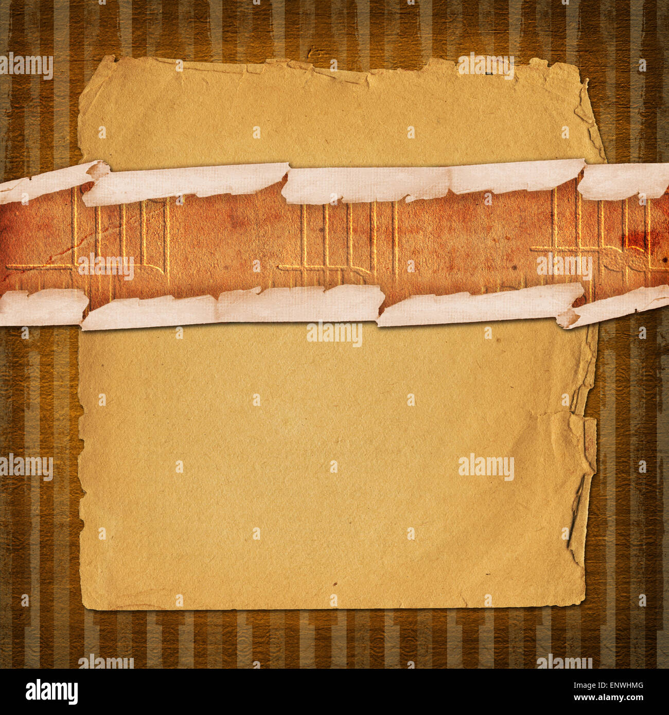 Old grunge scroll paper on the ancient background Stock Photo - Alamy