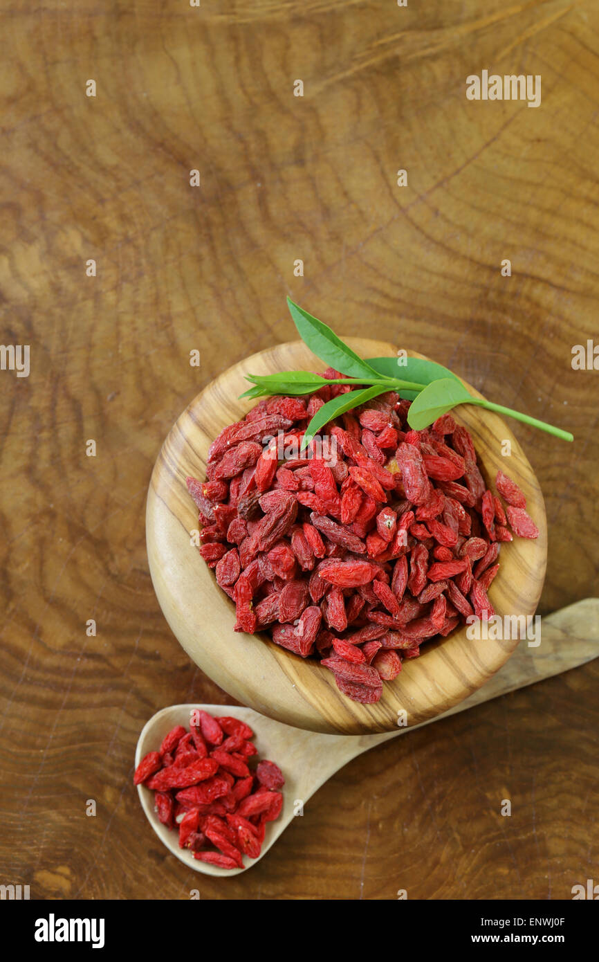 dry red goji berries for a healthy food Stock Photo - Alamy