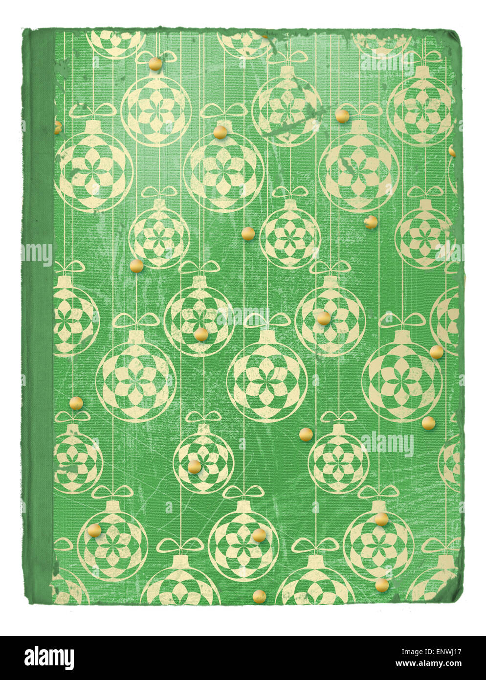 Grunge cover for an book or album with snowflakes and stars Stock Photo ...