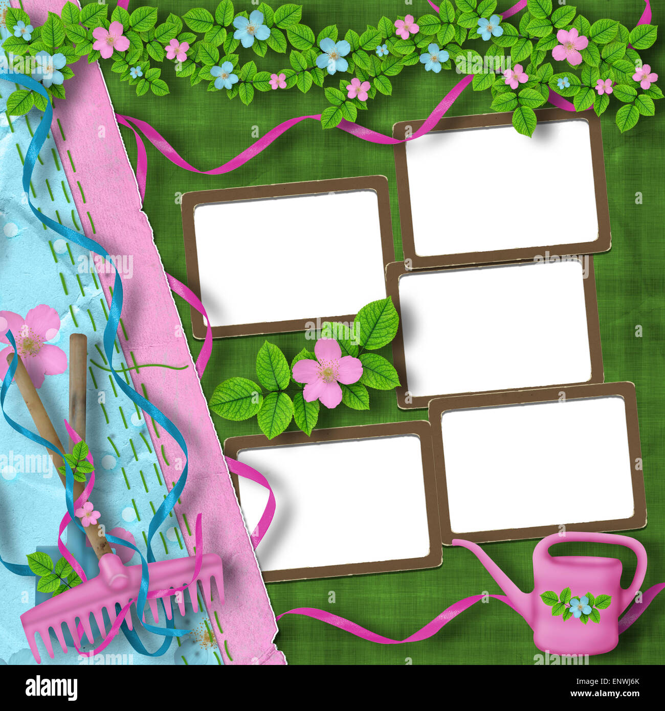 frames for greeting or congratulation on the abstract background Stock ...