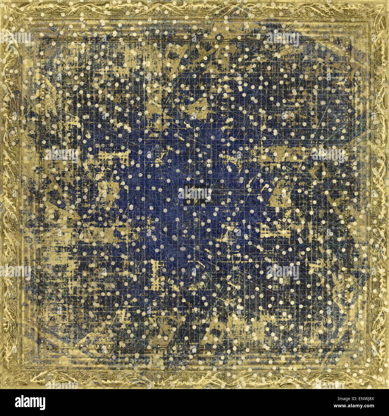 Abstract crushed ancient background in scrapbooking style with wooden ...