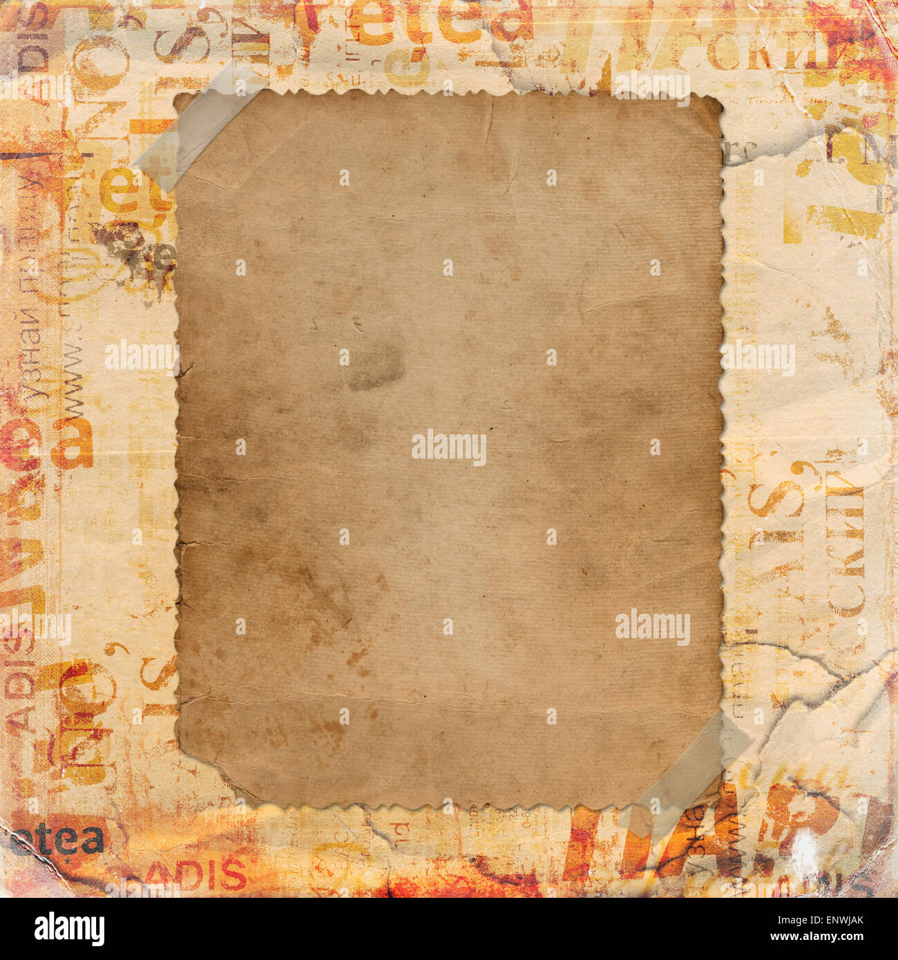 Grunge abstract background with old torn posters Stock Photo - Alamy