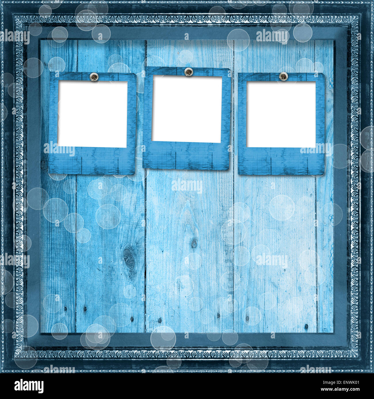 Grunge paper frame on the wooden background Stock Photo - Alamy