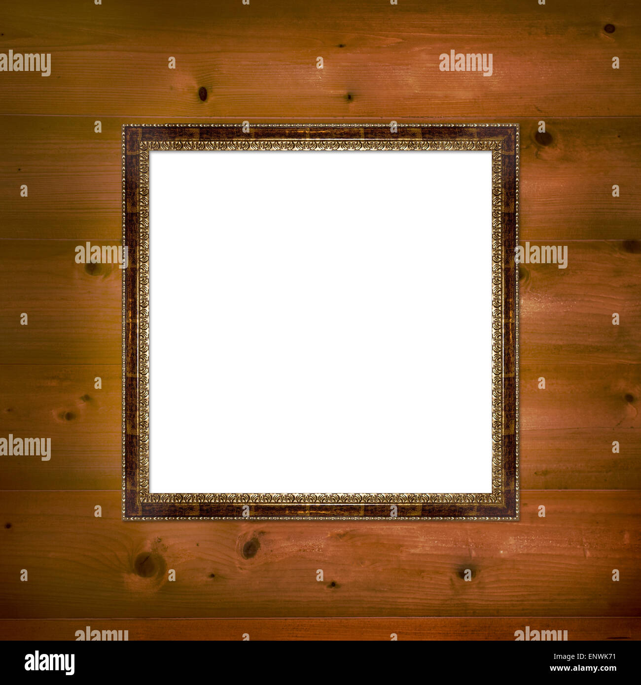Wooden frame in Victorian style on the abstract ancient background ...