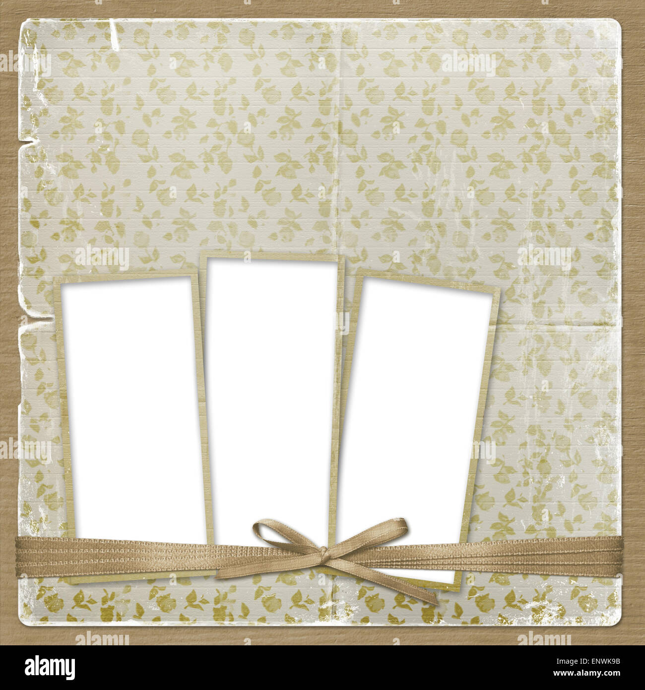 Three frame for photo or greeting on the abstract background Stock ...