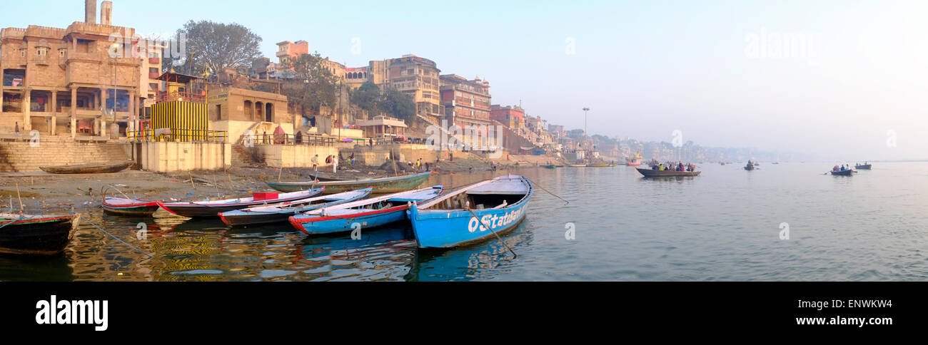 Varanasi the holy ganges hi-res stock photography and images - Alamy