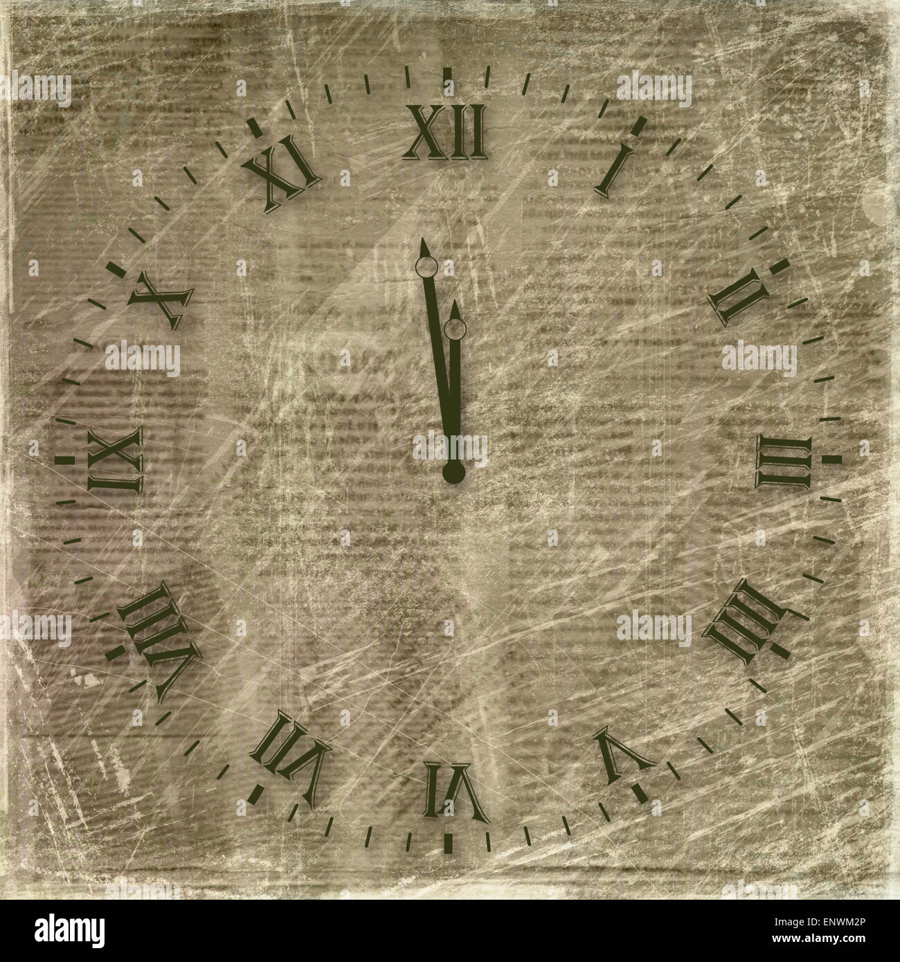 Antique clock face on the abstract background Stock Photo - Alamy