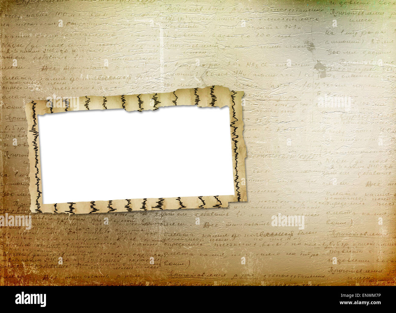 Ancient scratch abstract background with paper frame Stock Photo - Alamy