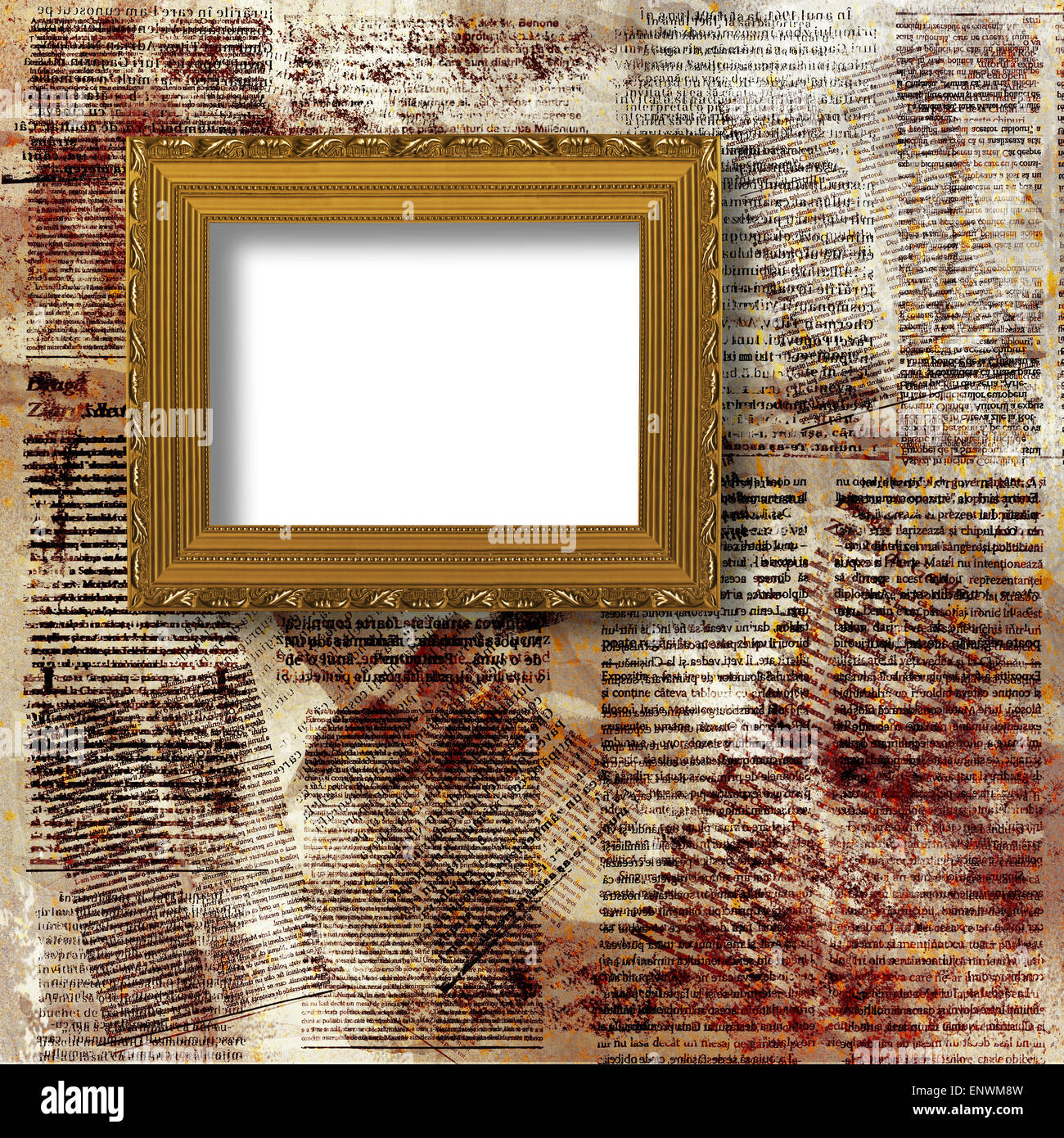 Old Newspaper Background For Microsoft Word