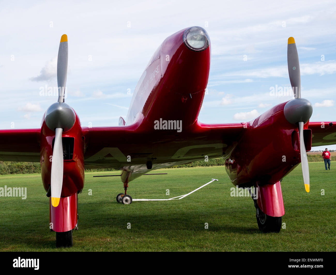 1930s de havilland Comet Racer 'Grosvenor House' at the Shuttleworth ...
