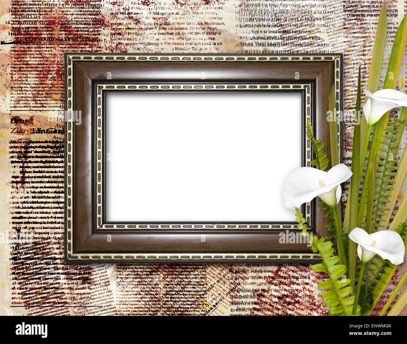 Old grunge frames Victorian style on the abstract background Stock ...