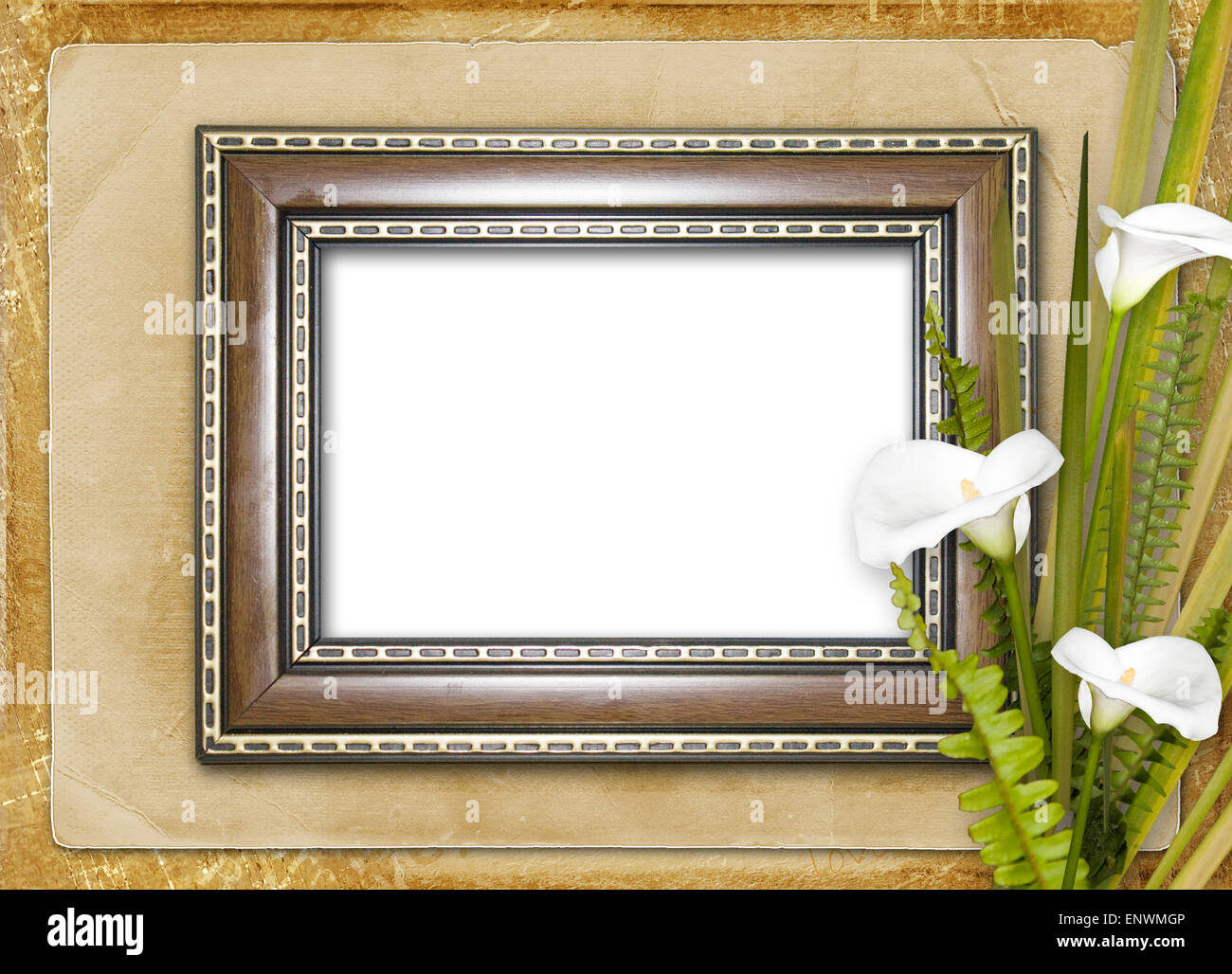 Old grunge frames Victorian style on the abstract background Stock ...