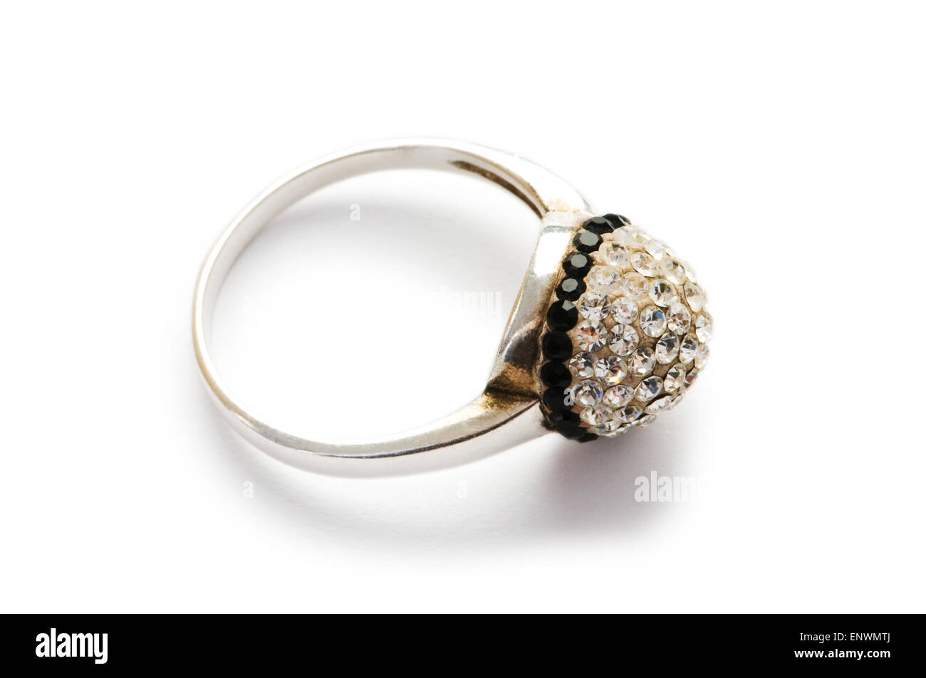 Jewellery ring isolated on the white background Stock Photo - Alamy