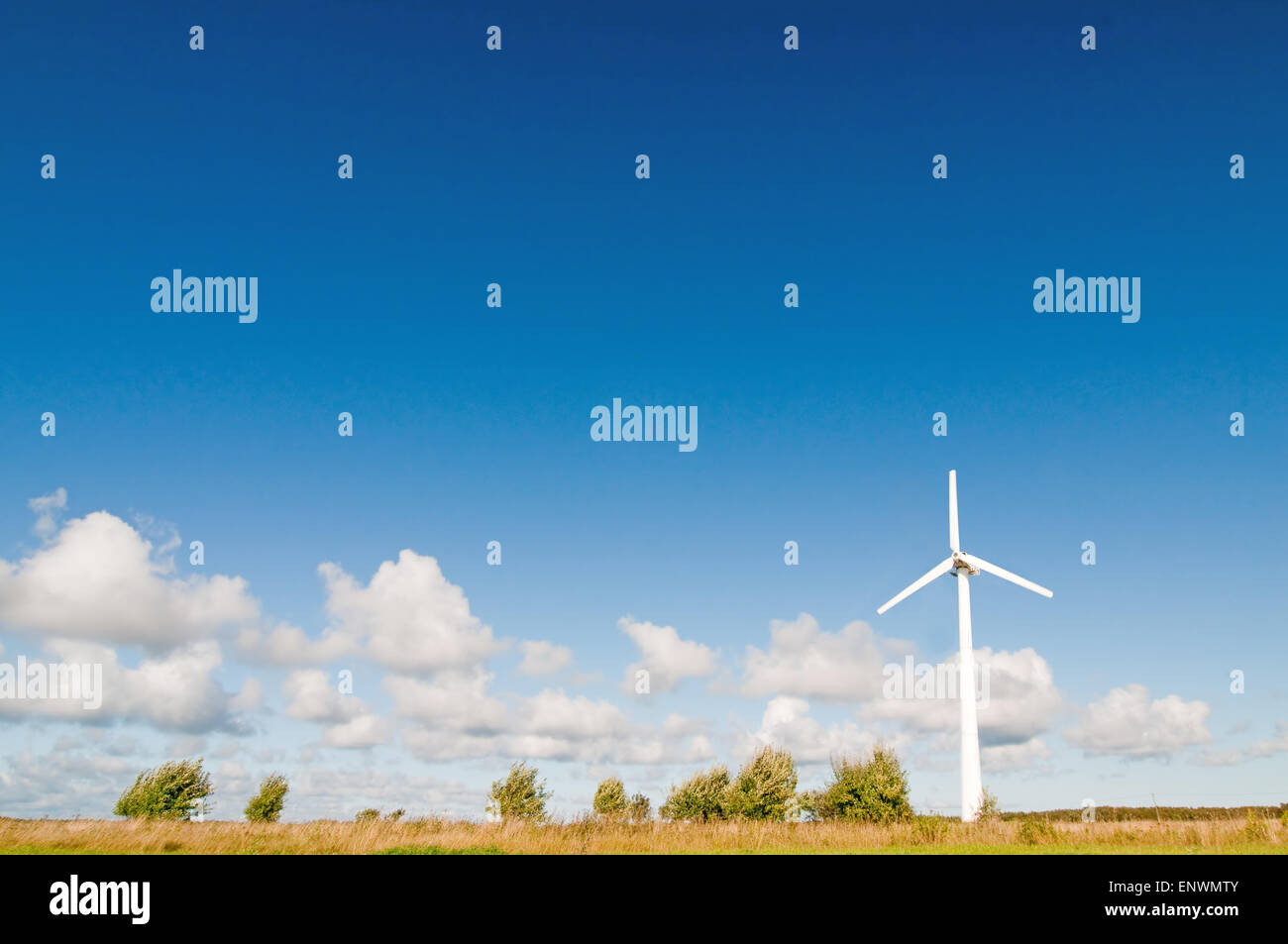 Windmill in nature Stock Photo - Alamy