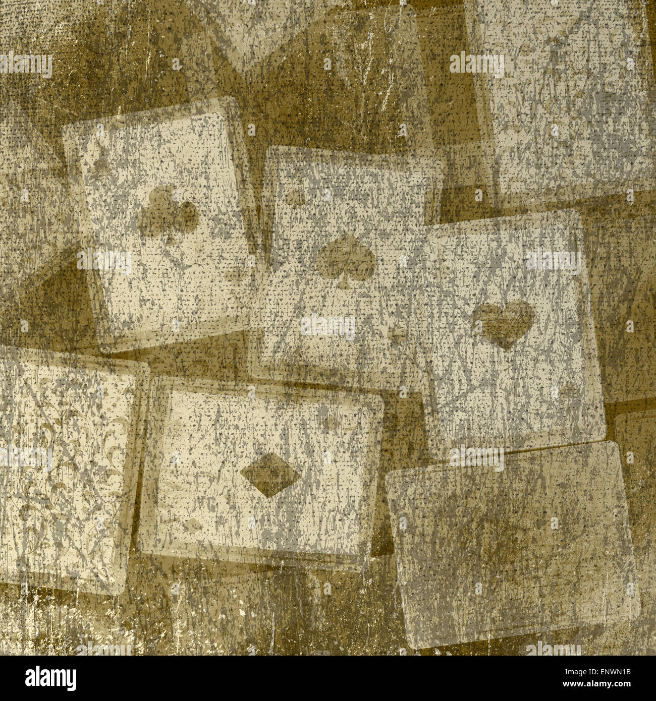 Grunge playing cards. Abstract scratch background Stock Photo - Alamy