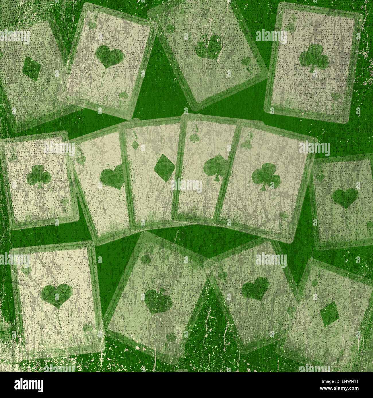 Vintage playing cards pack hi-res stock photography and images - Alamy