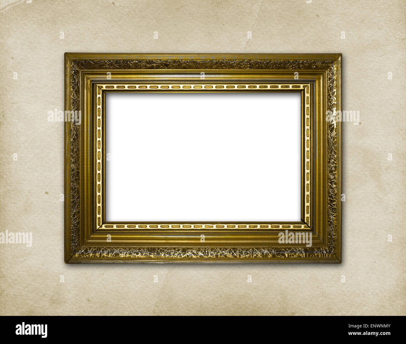 Wooden frame on the abstract paper background Stock Photo - Alamy