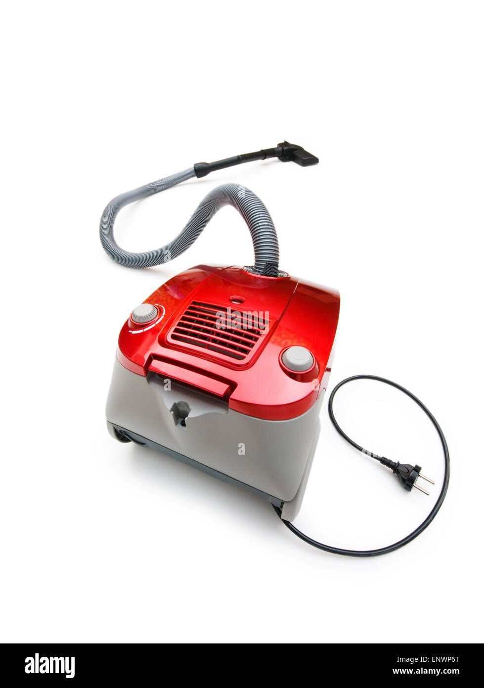 Vacuum cleaner isolated on the white background Stock Photo - Alamy