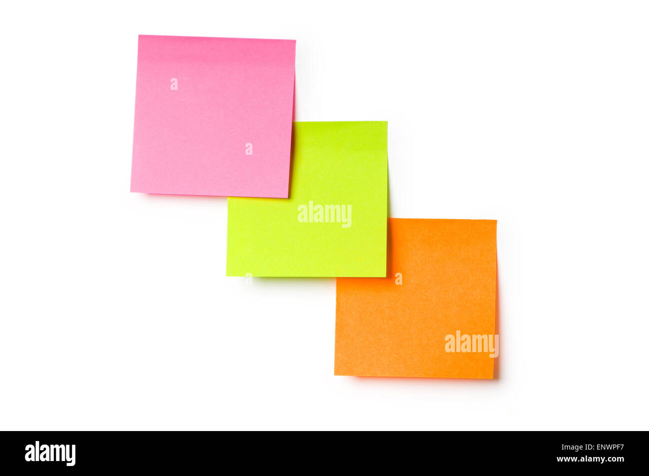 Reminder notes isolated on the white background Stock Photo - Alamy