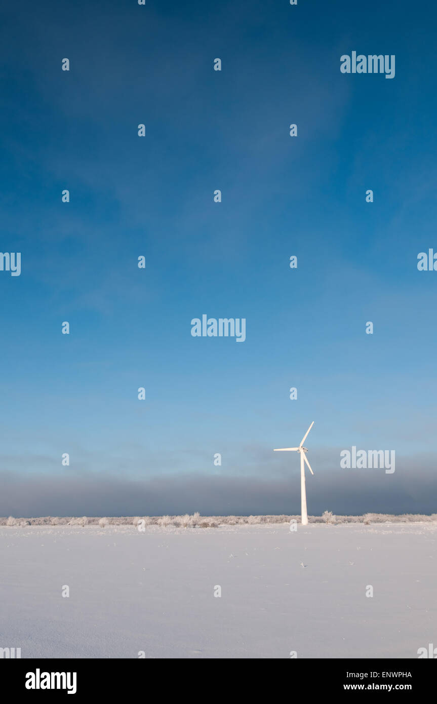 Windmill and blue sky Stock Photo - Alamy