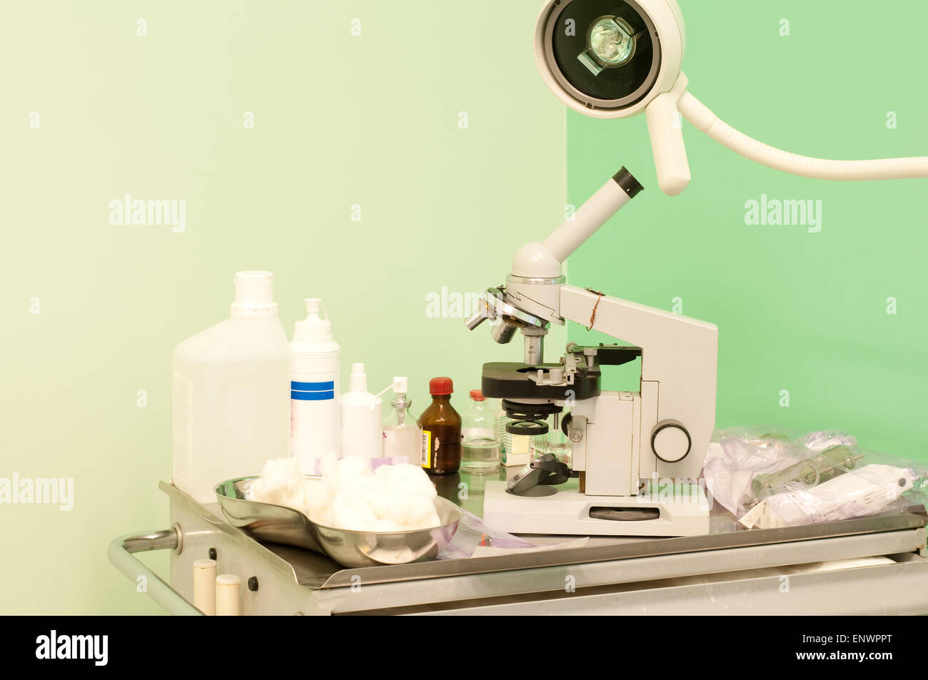 Microscope objective lens slide close hi-res stock photography and ...