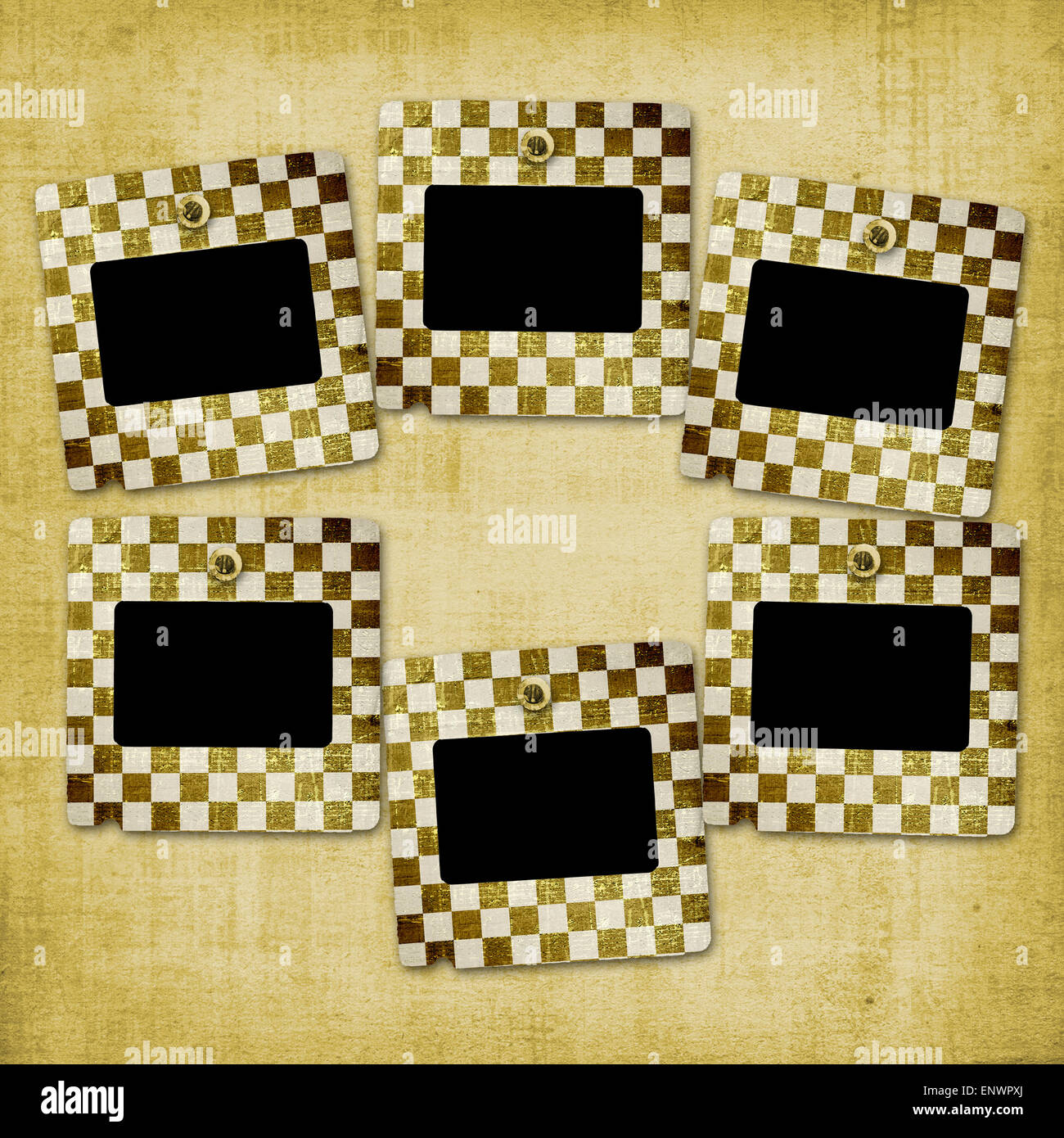 Old grunge slides on the ancient background Stock Photo - Alamy