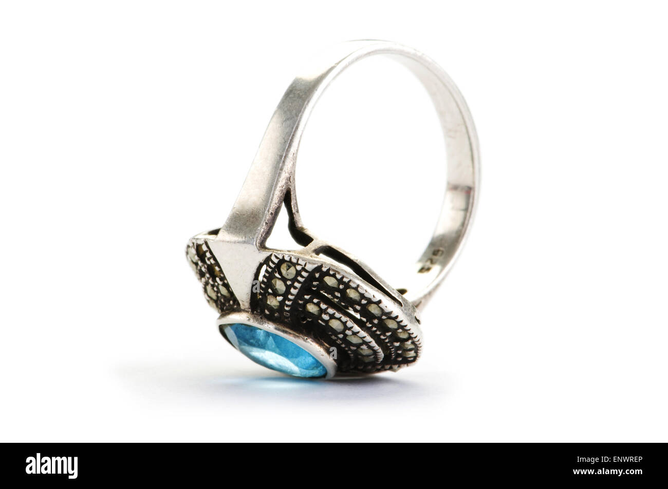 Jewellery ring isolated on the white background Stock Photo - Alamy
