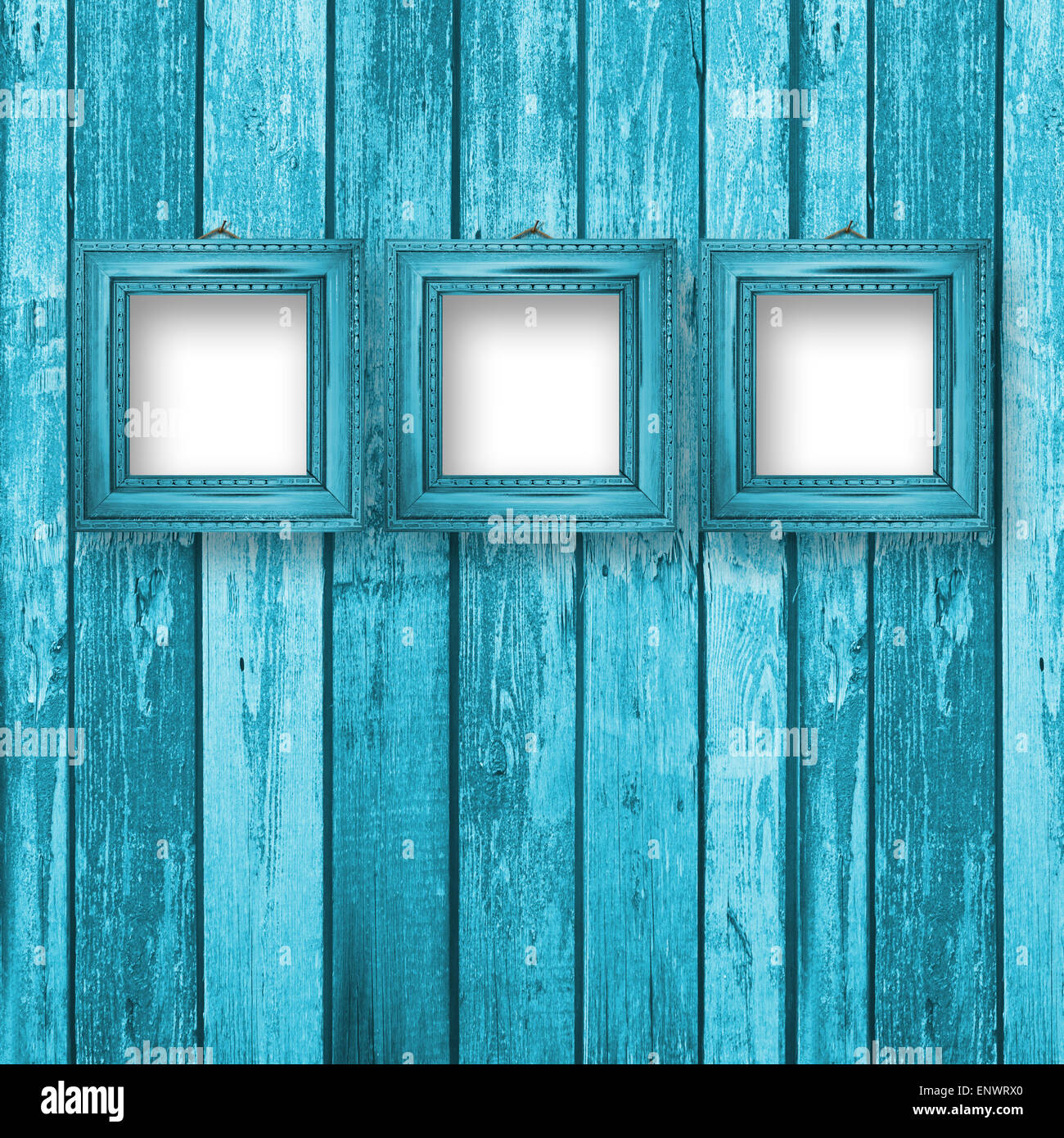 Old room, grunge industrial interior, worn surface, wooden frames Stock ...