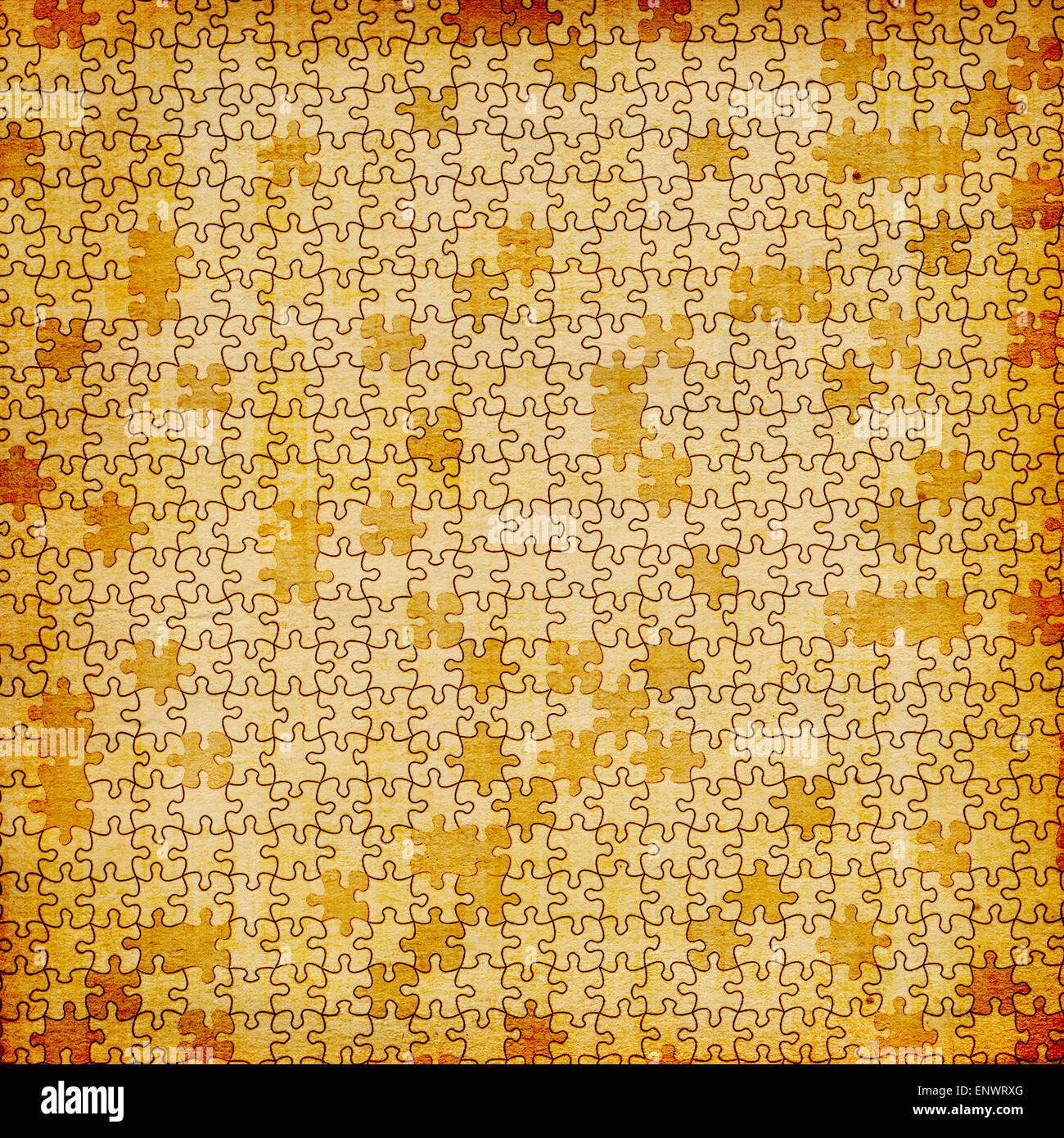 Card for invitation or congratulation with puzzle Stock Photo - Alamy