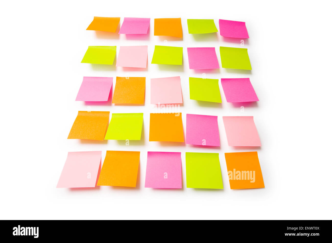 Reminder notes isolated on the white background Stock Photo - Alamy