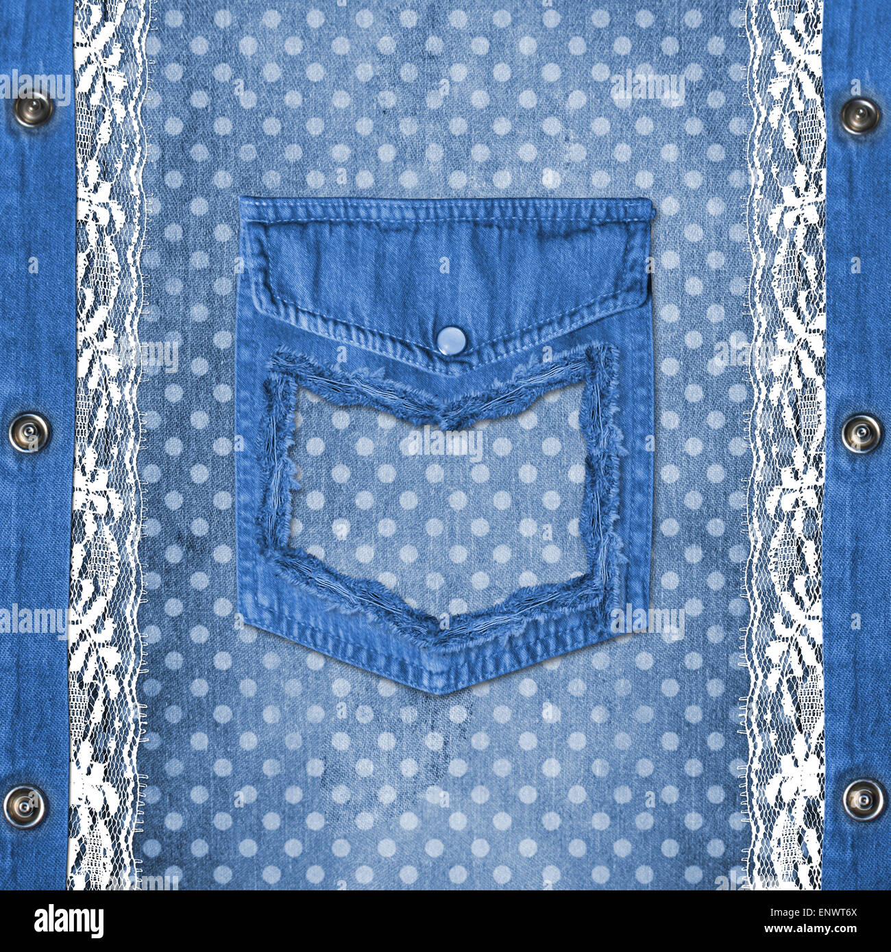 Abstract blue jeans background with rivet for design Stock Photo - Alamy