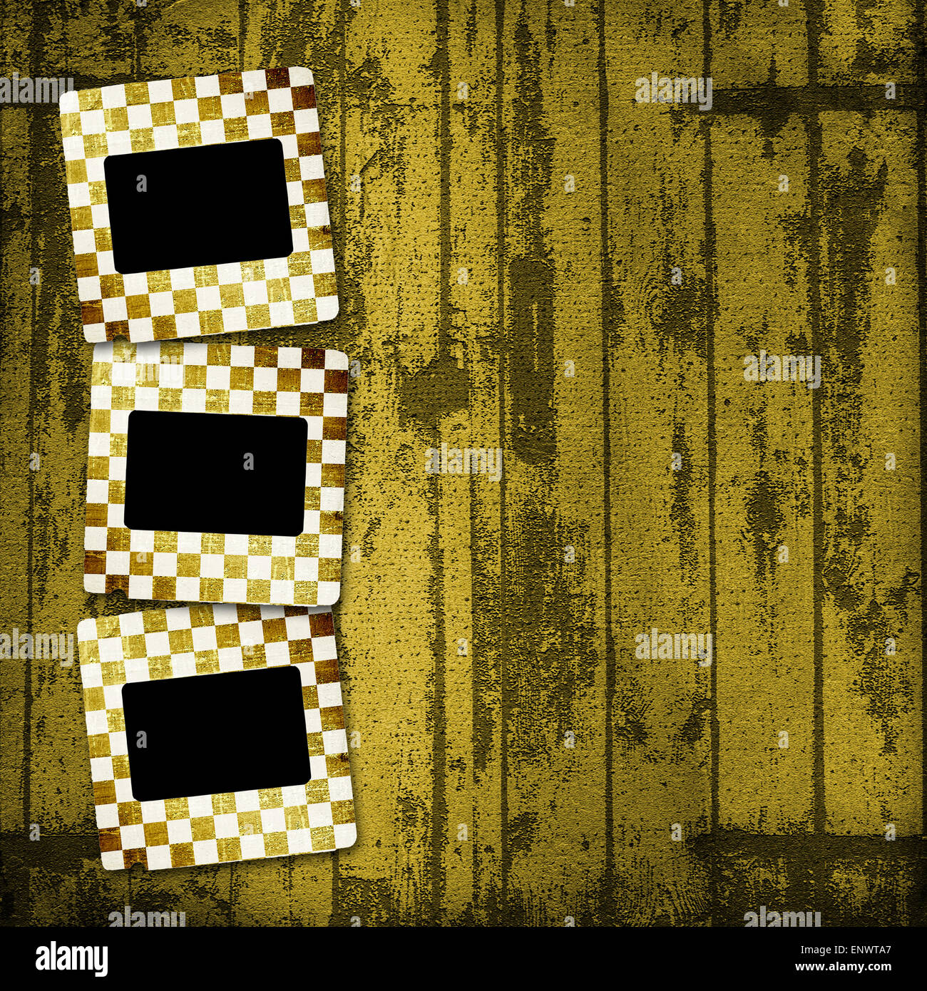 Old grunge slides on the ancient background Stock Photo - Alamy