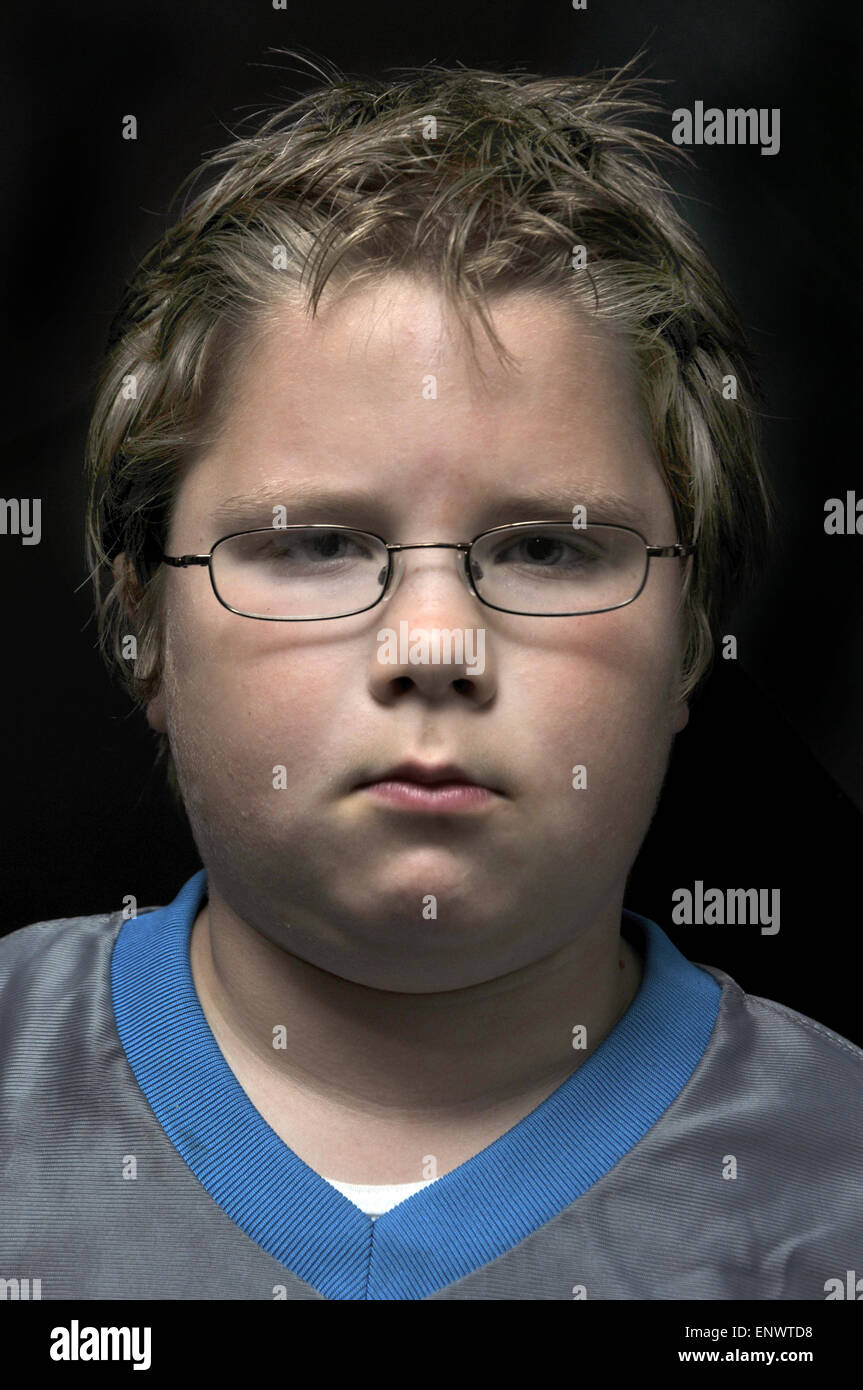 Scowl boy hi-res stock photography and images - Alamy