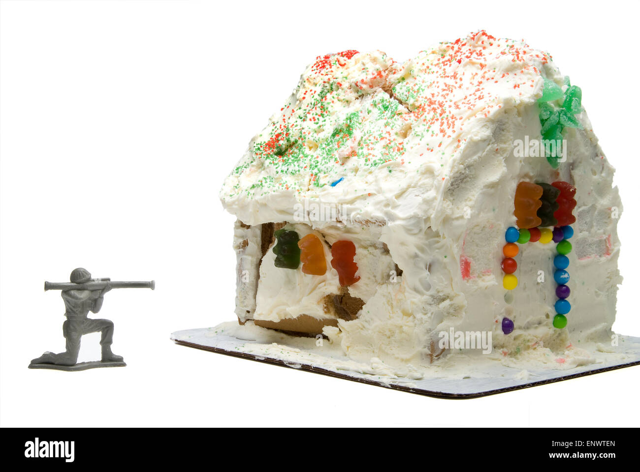 Ginger bread house candy Cut Out Stock Images & Pictures - Alamy