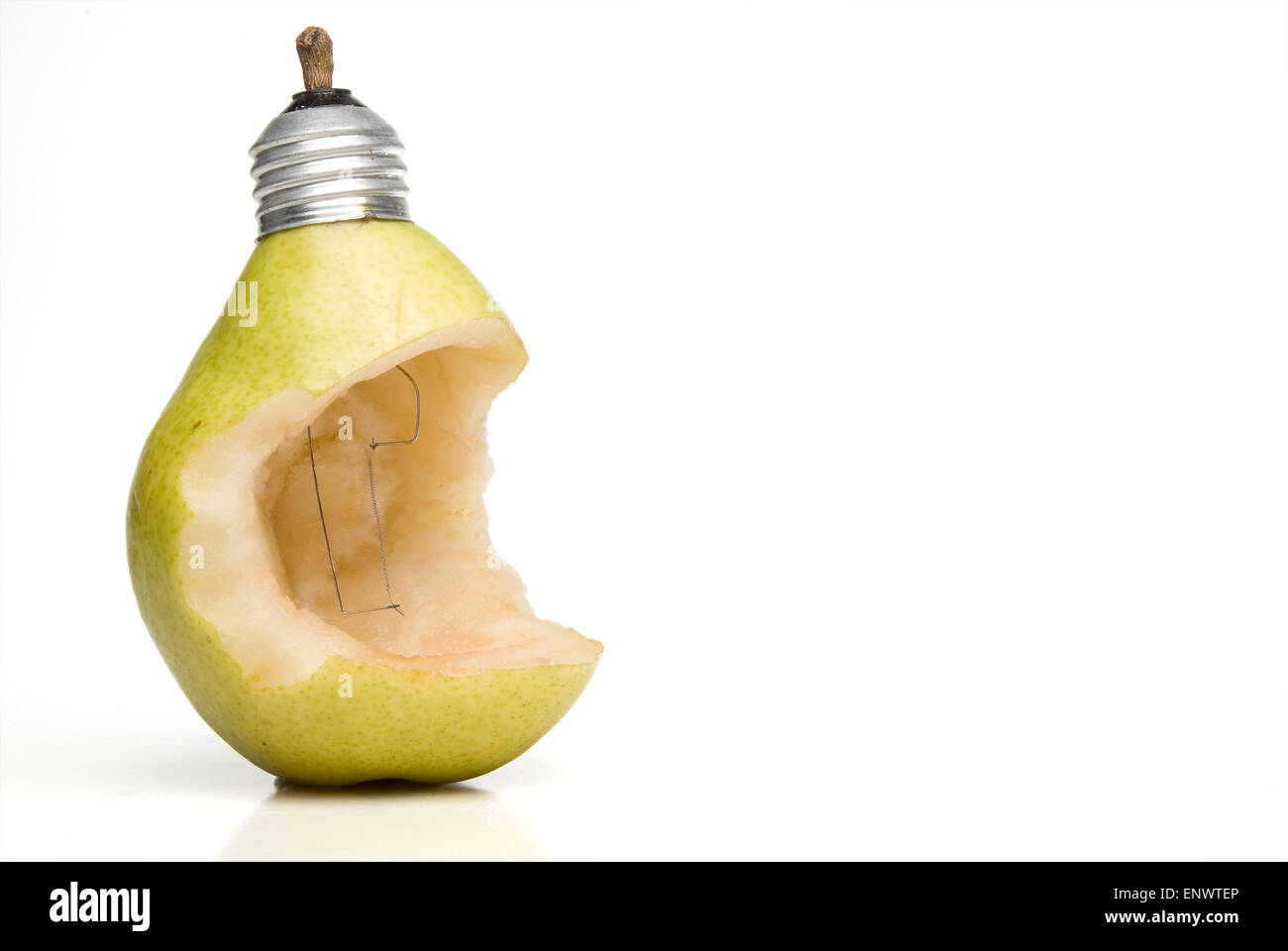 Pear Light Bulb Stock Photo - Alamy