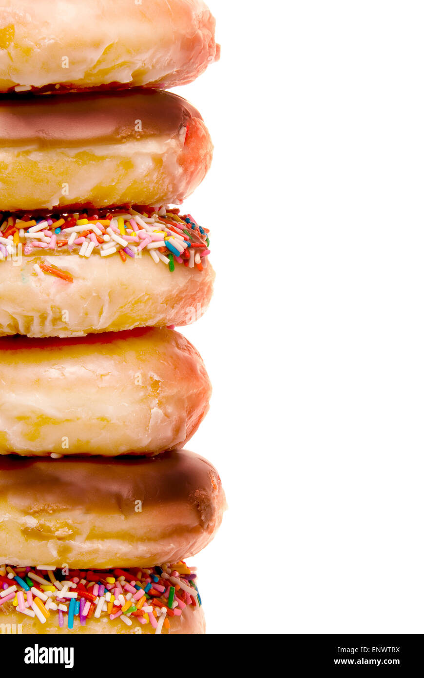 Round chocolate donuts doughnuts hole hi-res stock photography and ...