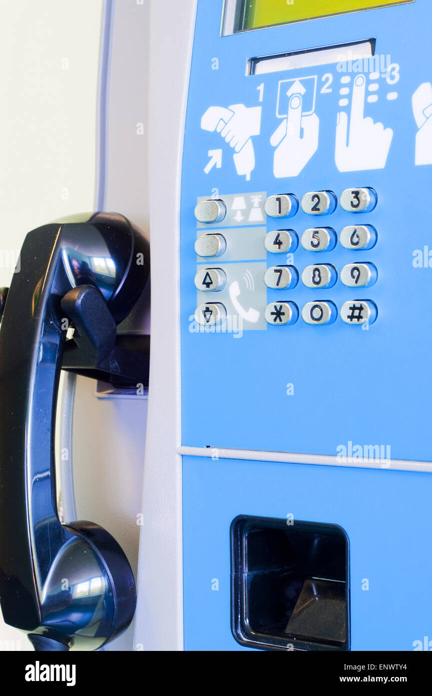 Public telephone sign hi-res stock photography and images - Alamy