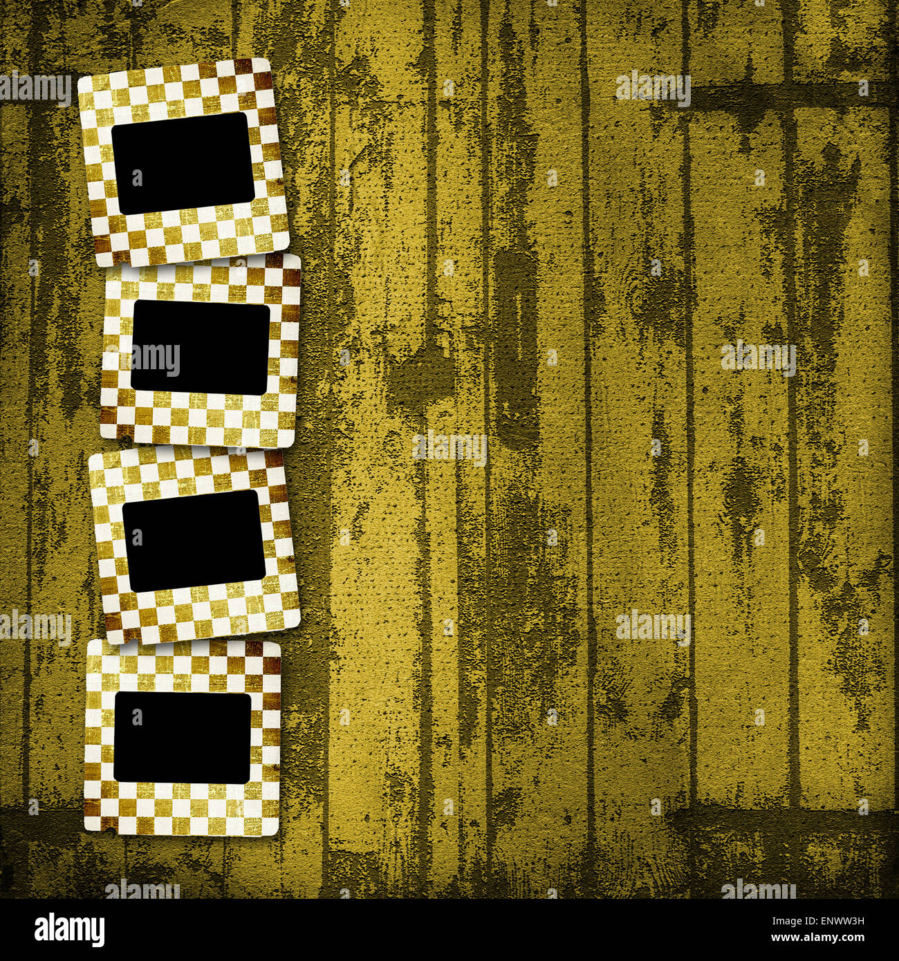 Old grunge slides on the ancient background Stock Photo - Alamy