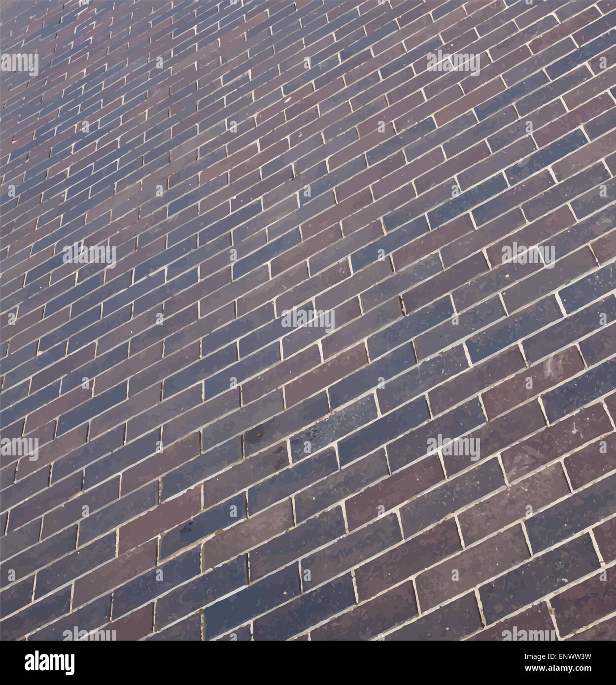 Old brick path Stock Vector Images - Alamy