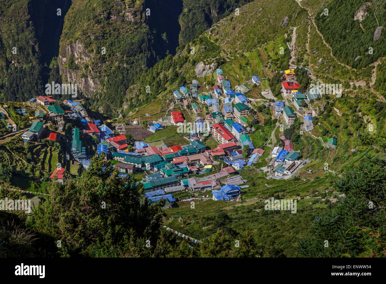 Namche Bazaar, Nepal Stock Photo - Alamy