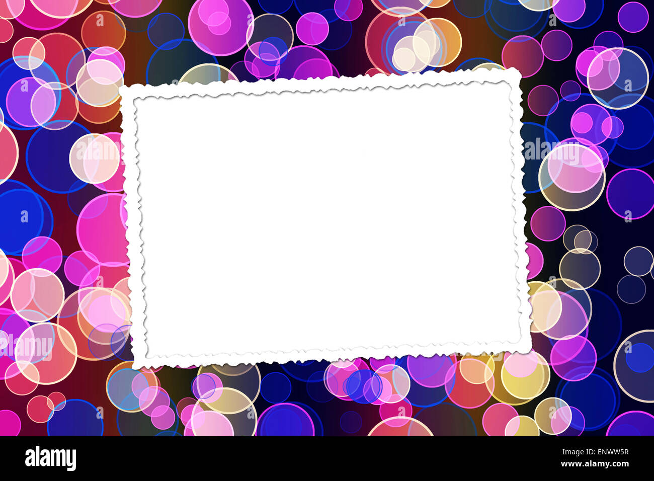 Abstract blur boke background with paper frame and bunch of twigs ...