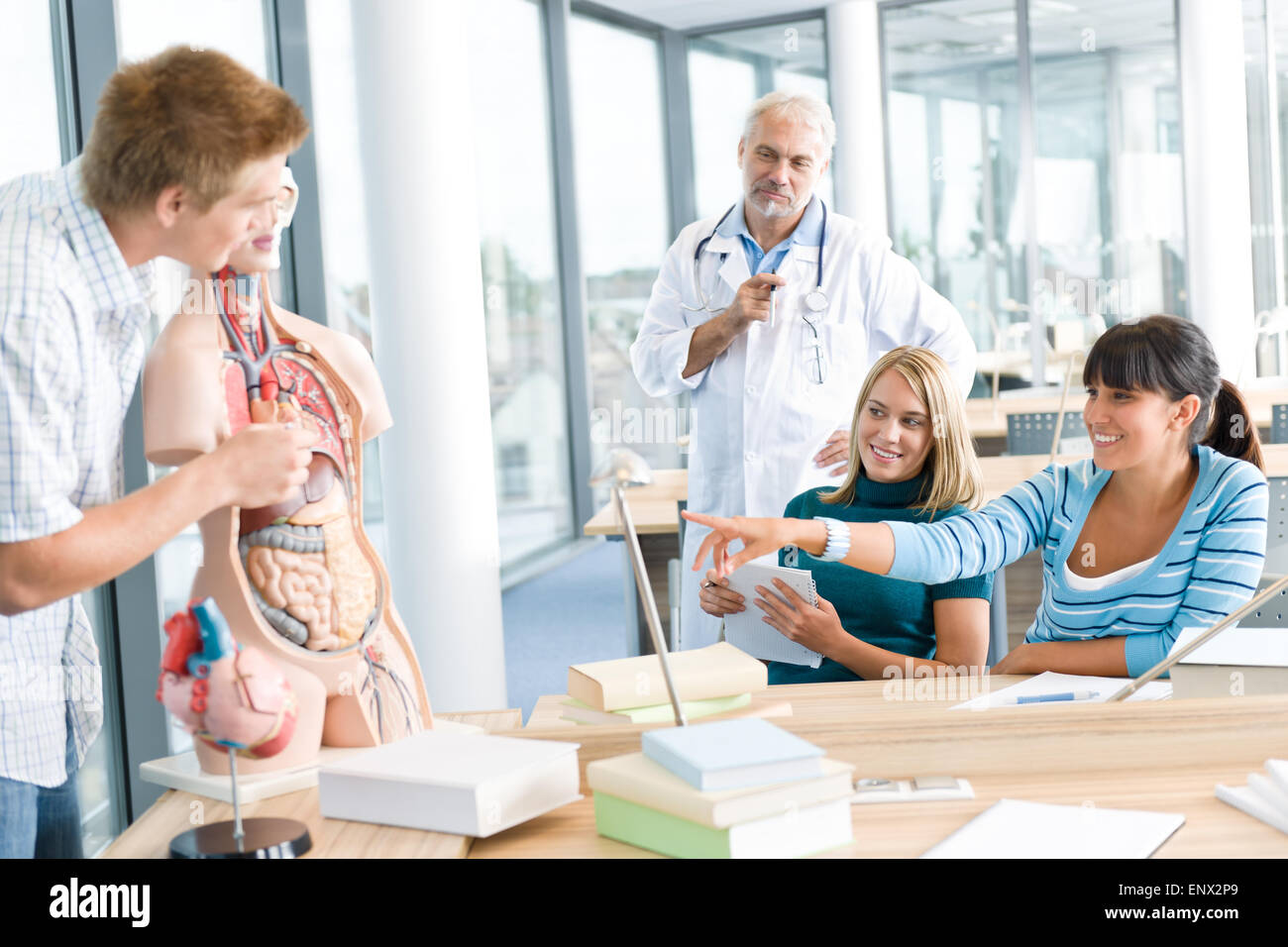 Medical students female anatomy hi-res stock photography and images - Alamy