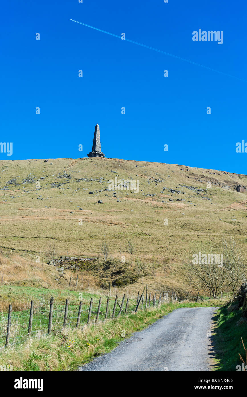 Stoodley Pike First World War memorial. West Yorkshire. North West ...