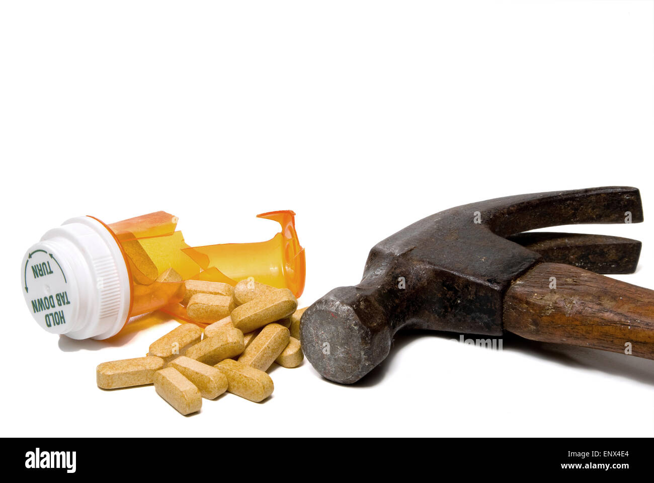 Broken pill hi-res stock photography and images - Alamy