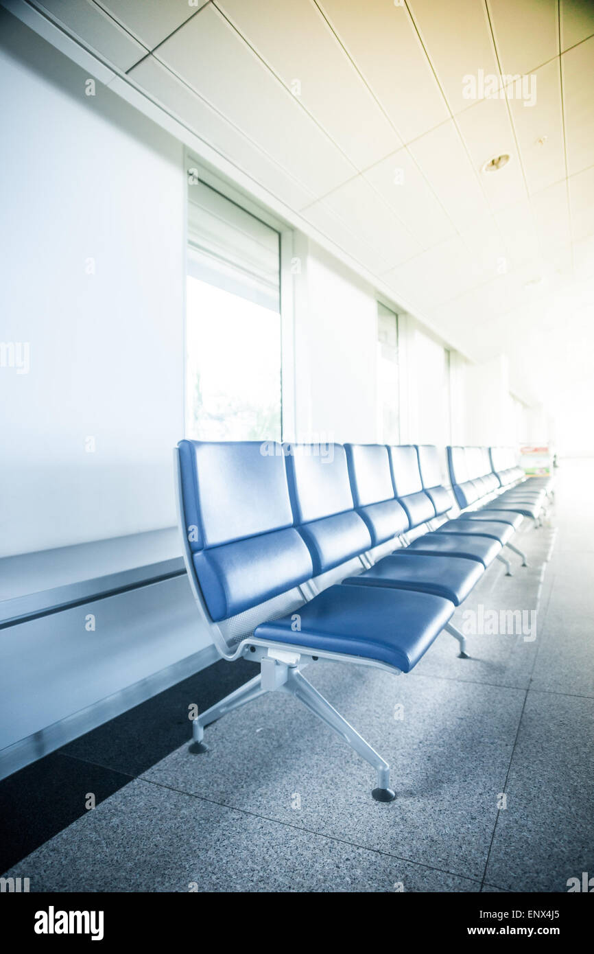Airport waiting area Stock Photo - Alamy