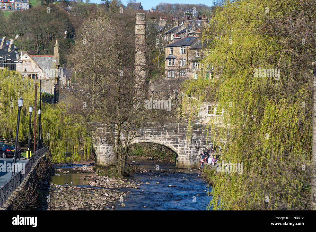 Bridge Calderdale West Yorkshire North High Resolution Stock ...