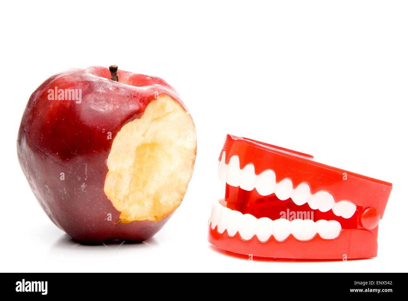 Apple and Teeth Stock Photo - Alamy
